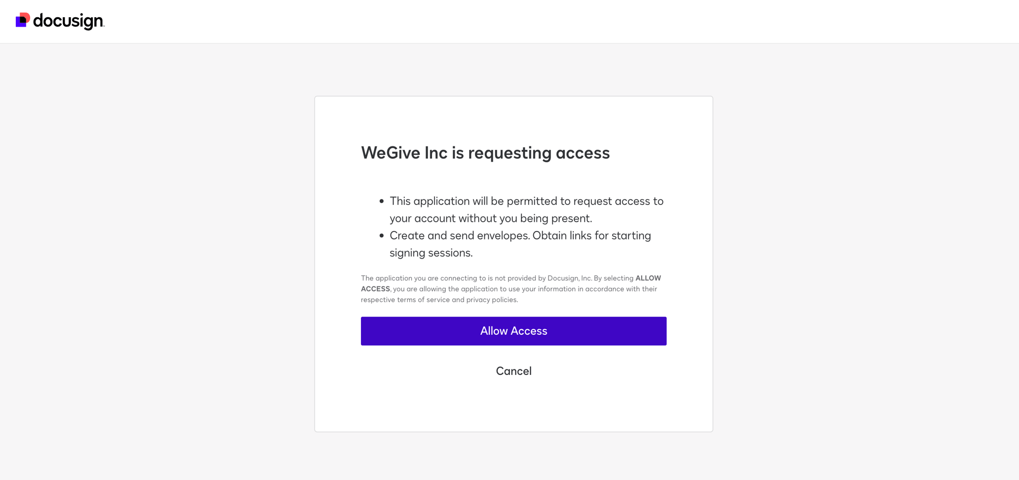 DocuSign Integration